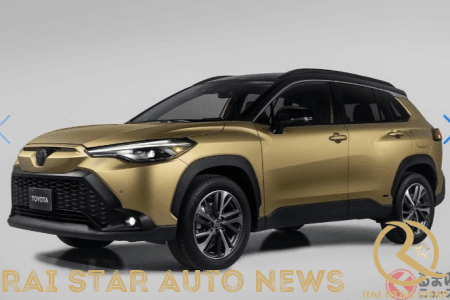 Very flashy! Toyota "Corolla Cross" with a golden shiny body is amazing ...