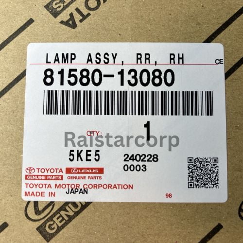 TOYOTA Genuine REAR LAMP ASSY RH