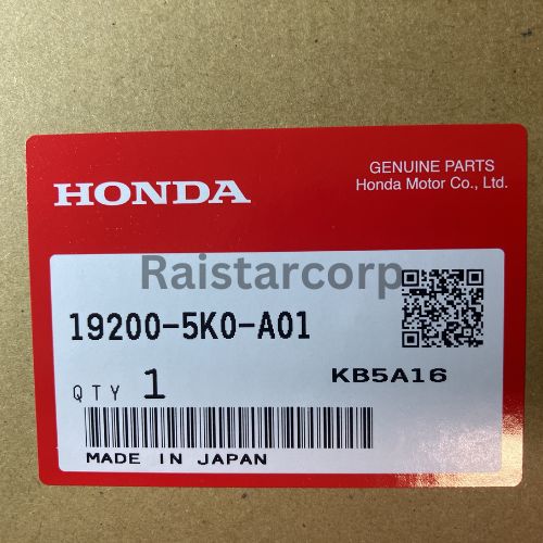 GENUINE HONDA WATER PUMP 19200-5K0-A01